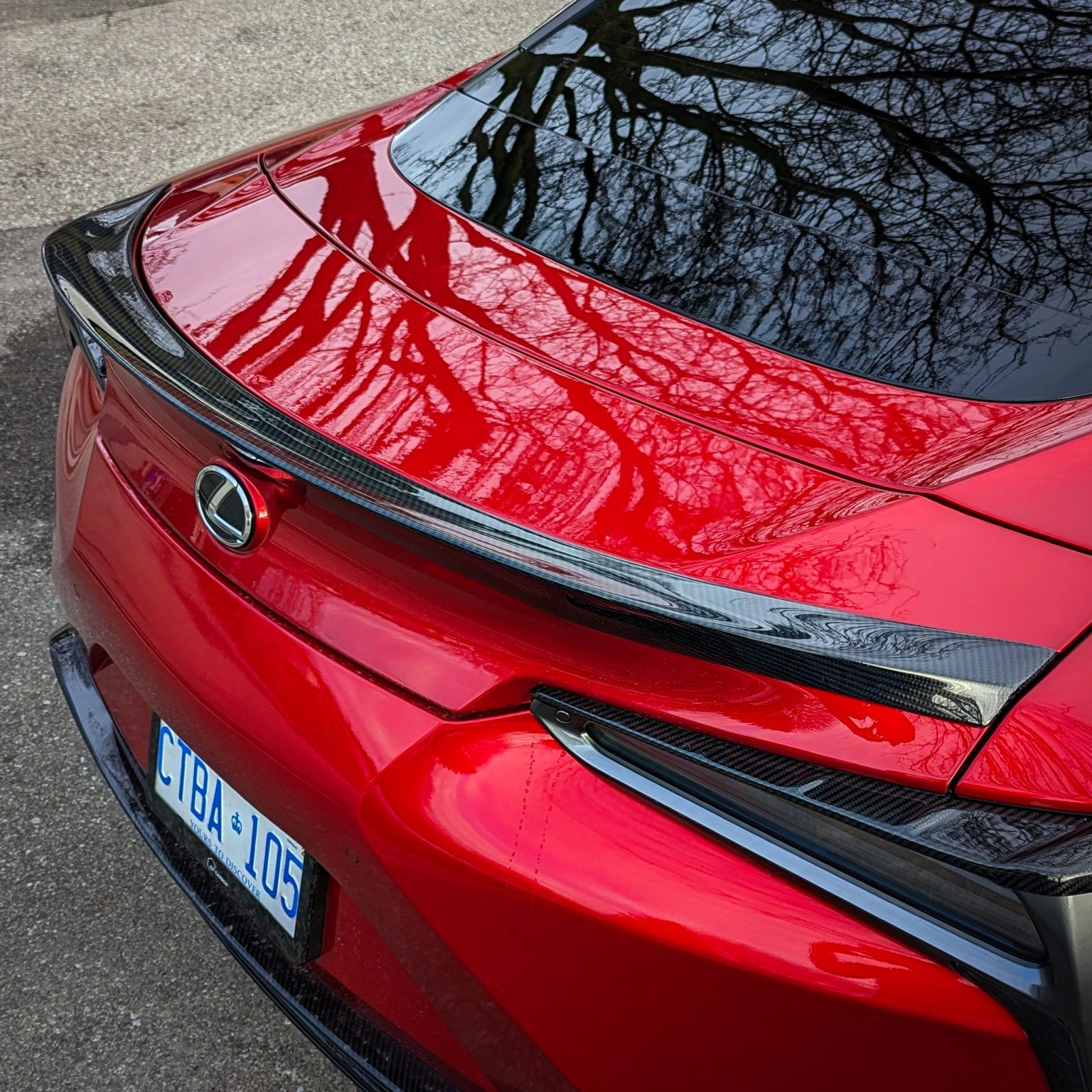 Carbon Fiber Headlight Trim | Lexus LC500 | E6 Carbon